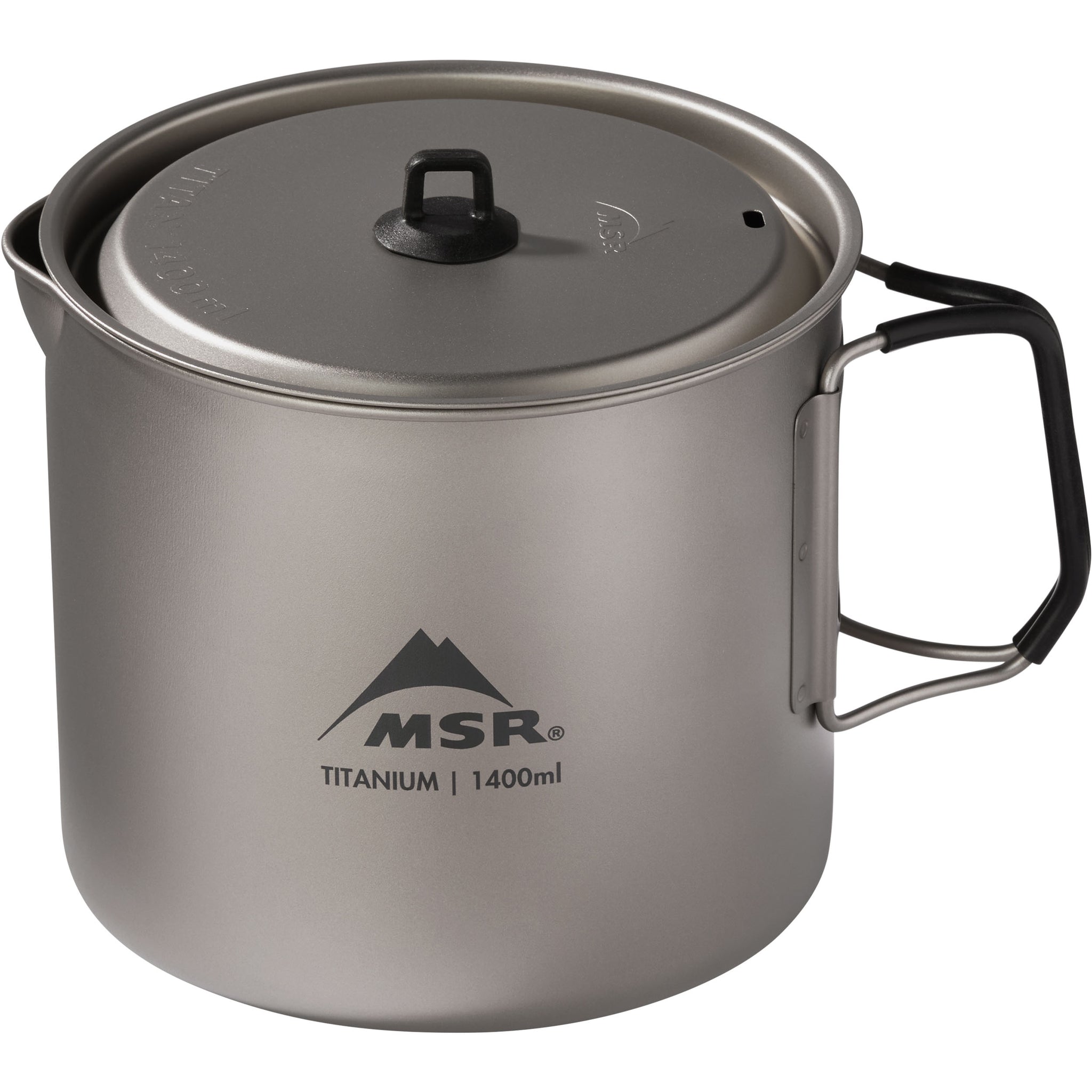 Titan Kettle 1400mL | Ultralight 2-Person Titanium Cook Pot | MSR ...