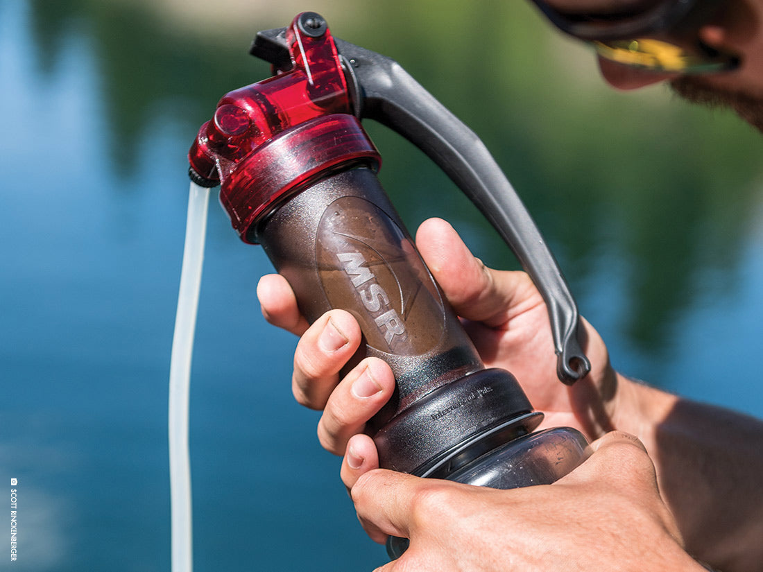 MiniWorks® EX Microfilter - Backpacking Water Filter | MSR® – Cascade ...